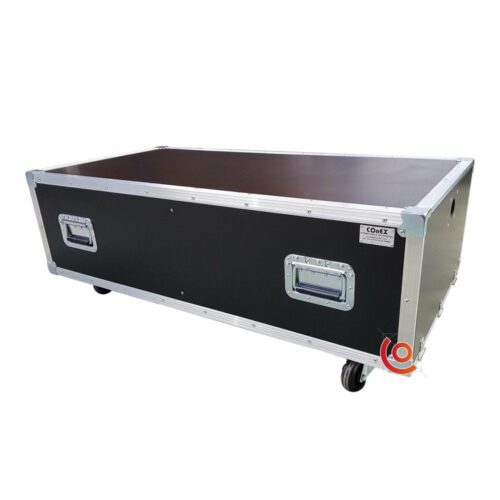 Flight case table basse avec rangement | Conex-online